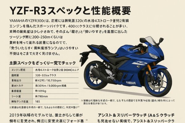 YAMAHA YZF R3 400ccの実力を徹底解説！魅力と選び方ガイド - Rider’s Note
